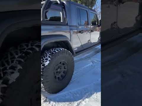 Jeep Gladiator Mojave in the snow!