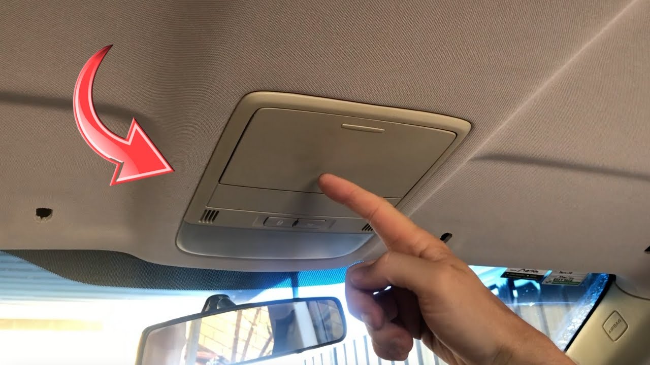 How to Remove the Overhead Roof Console Sunglasses Holder on a Holden Commodore VE VF WM Pontiac G8