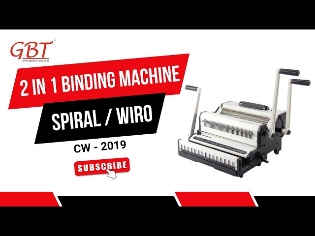 Wiro Binding Machine & Rings - Wiro Binding Machine W 25A ( Heavy Duty ...