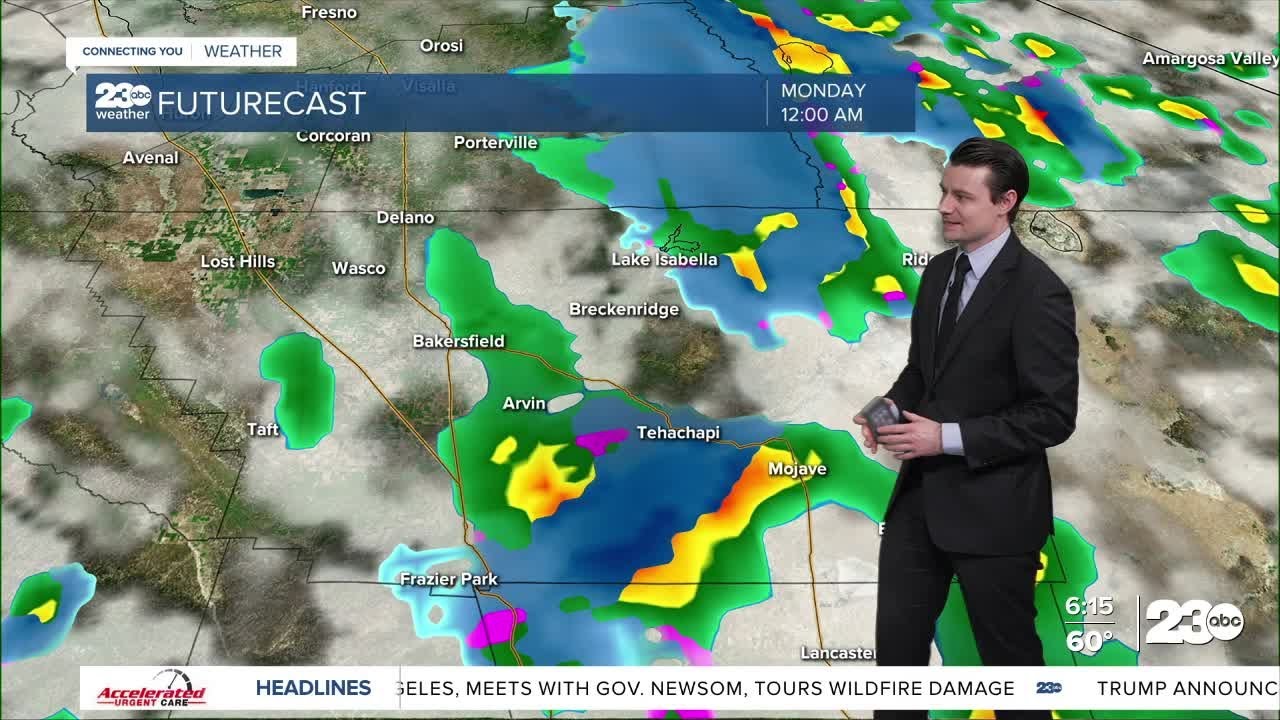 23ABC Evening weather update January 24, 2025