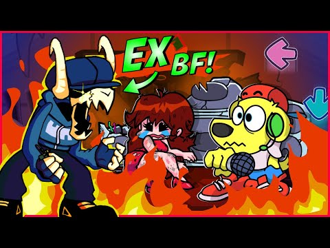 Friday Night Funkin CRAZY EX BOYFRIEND MOD... FNF Mods #7