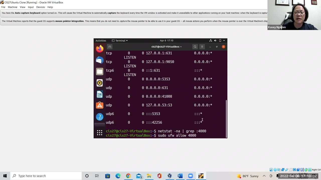 CIS-30C Lab 8: Nmap Python Script and Command Line SSH and HTTP brute-force