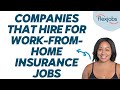 10 Companies That Hire for Remote Insurance Jobs | FlexJobs