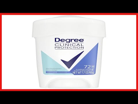 Degree Clinical Protection Antiperspirant Deodorant 72-Hour Sweat & Odor Protection Shower Clean