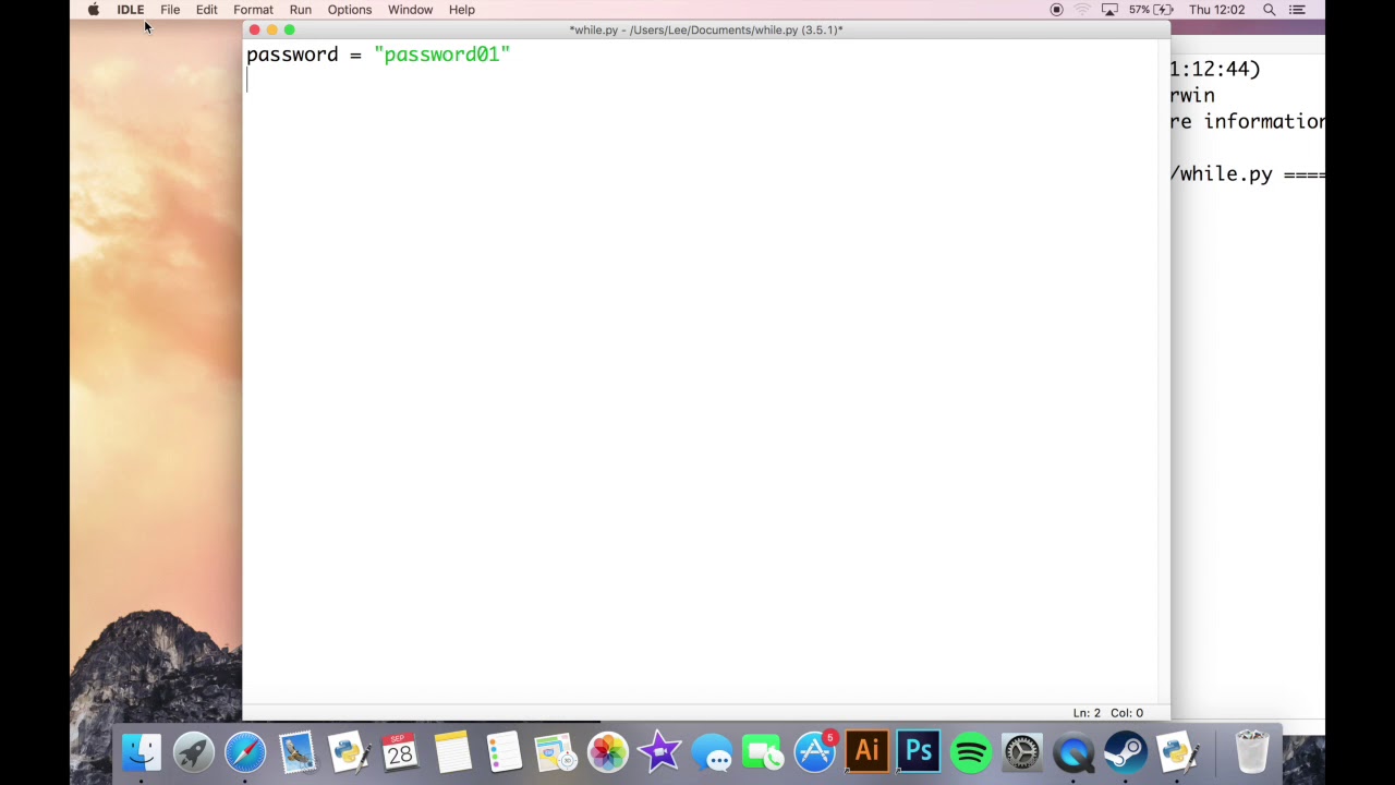 Learn to Code Python - Lesson 3 - While Loops