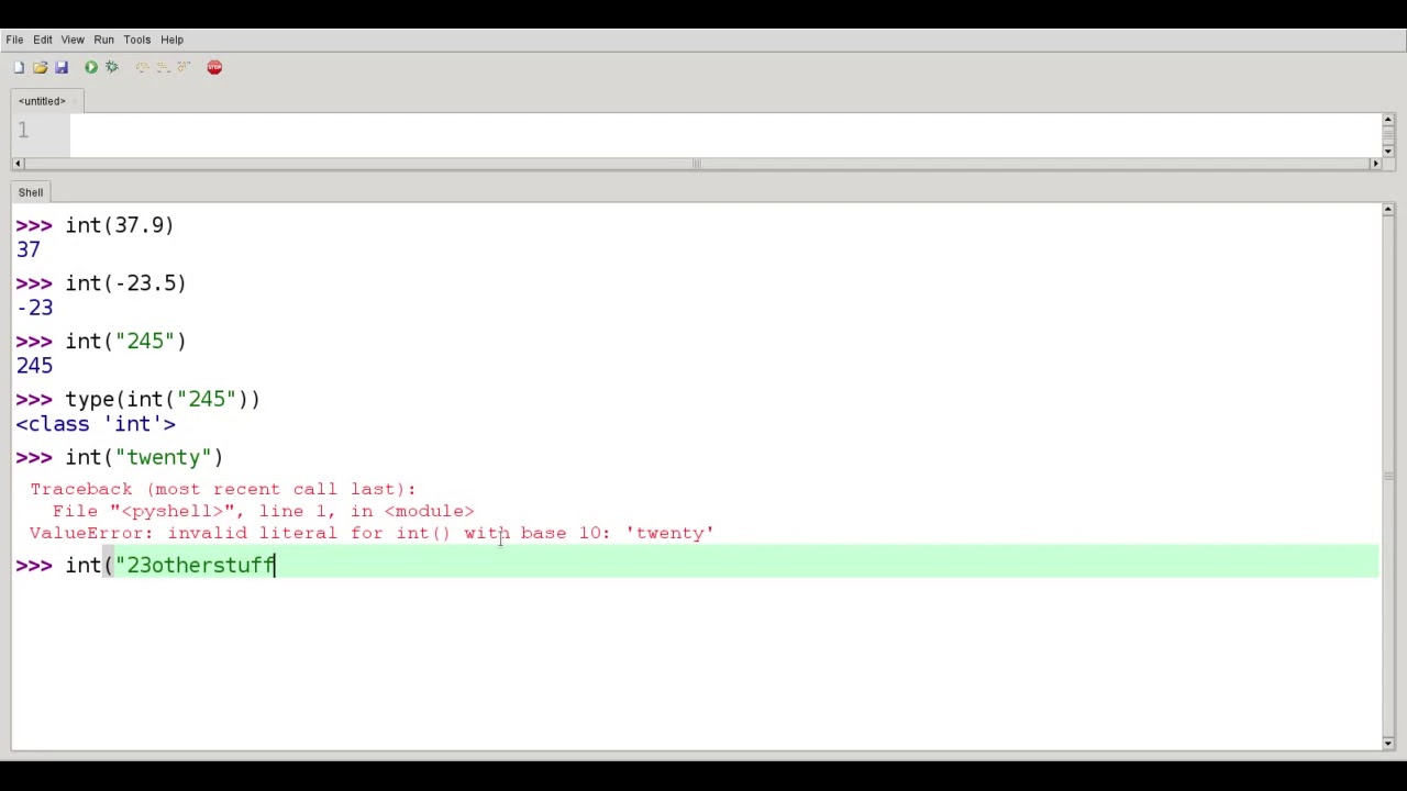 Chapter 2: Data Type Conversion