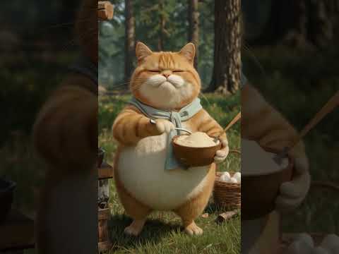 Pancakes & Purrs: A Cat Lover's Breakfast Dream #cat #cute #shorts