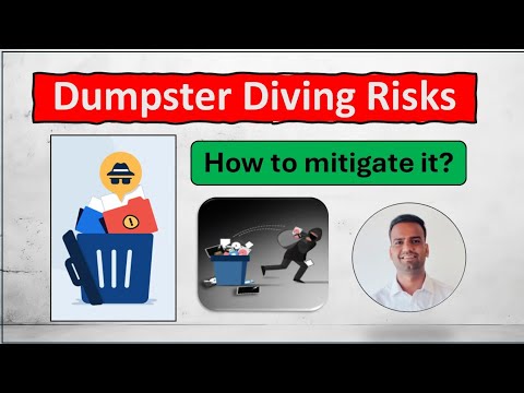 What is Dumpster Diving in Information Security? Risks of Dumpster Diving & how to Mitigate them? 💥