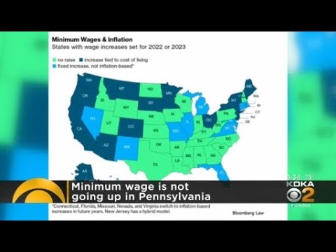 Minimum wage not going up in Pennsylvania
