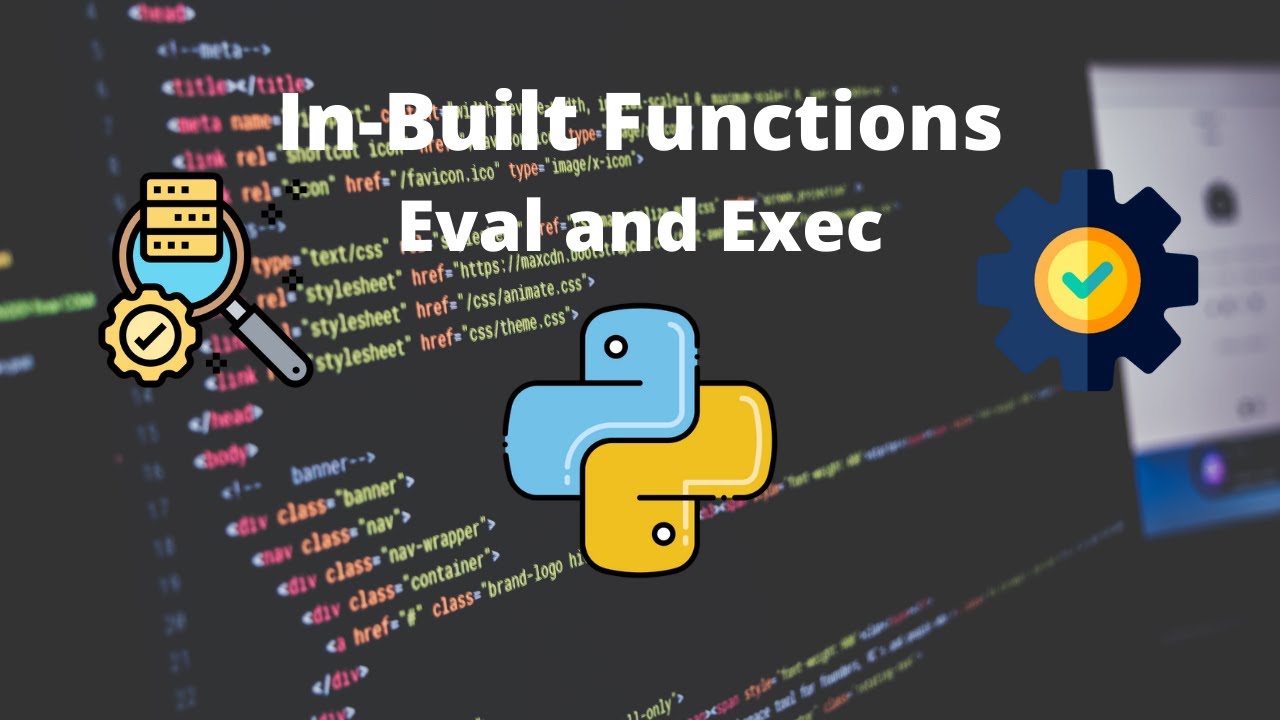 24. Eval & Exec - Python