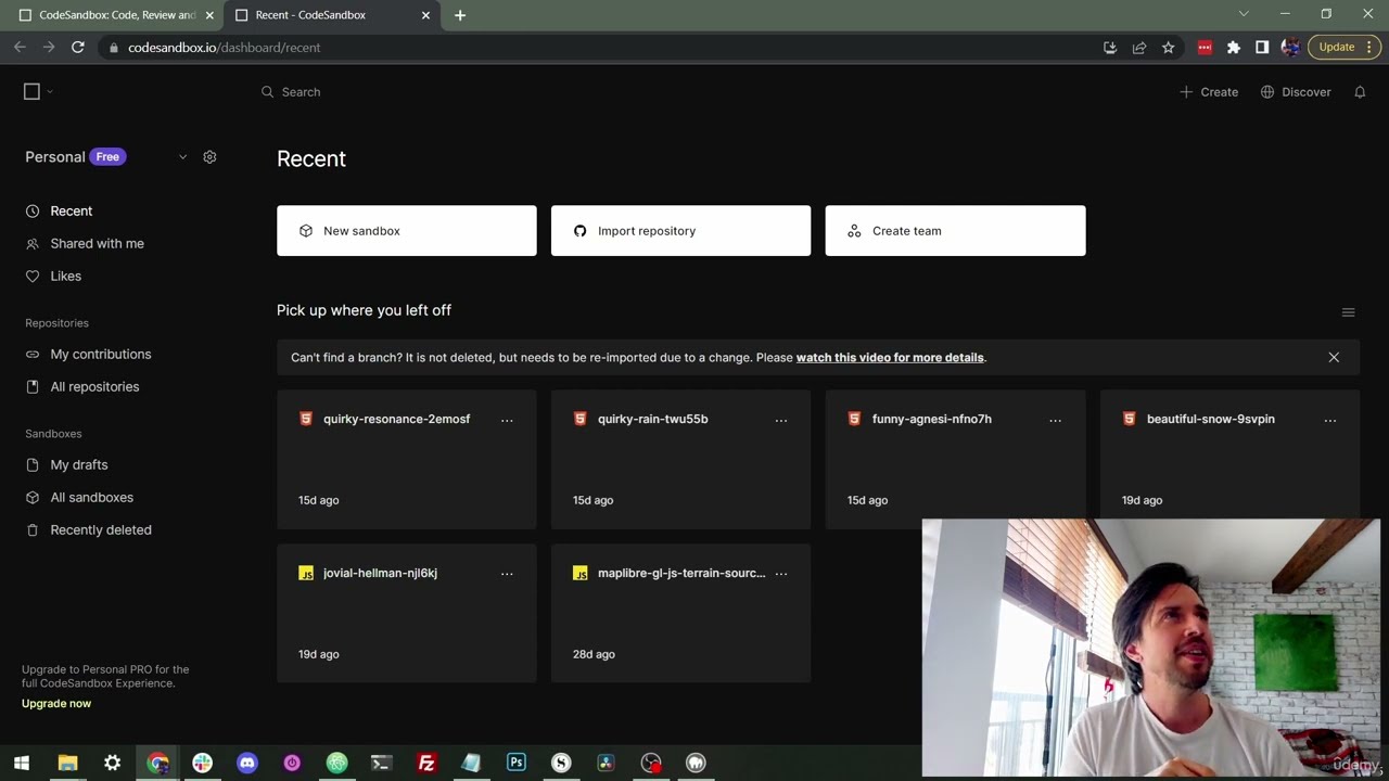 1.3 - Code Sandbox. Web Dev for GIS and Mapping