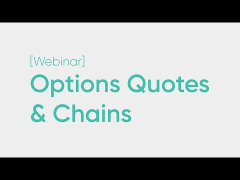 Options Quotes and Chains