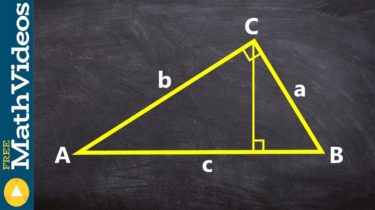 How to determine the similarity of three triangles by drawing the altitude