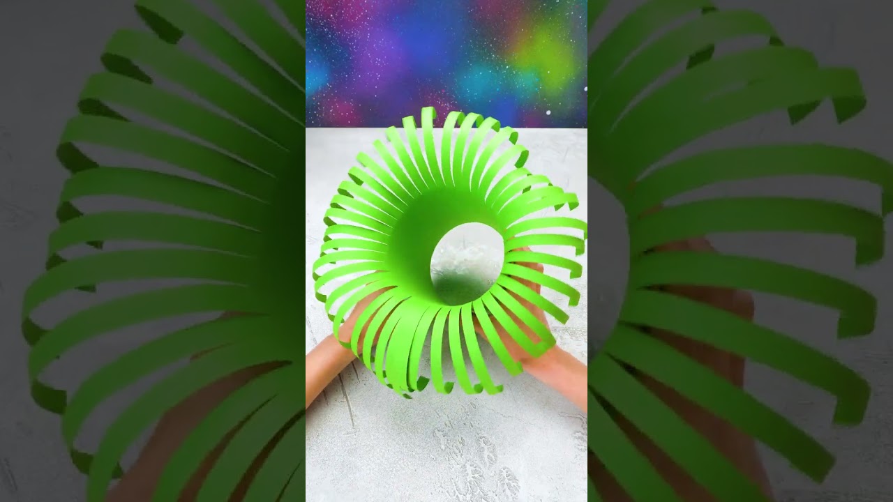 OMG! Easiest Paper Basket EVER! 🌸 DIY Flower Basket  #papercraft