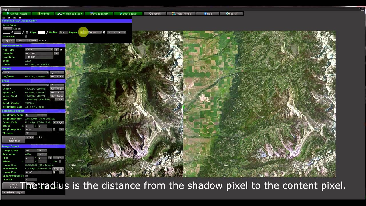 WorldComposer shadow removal tutorial