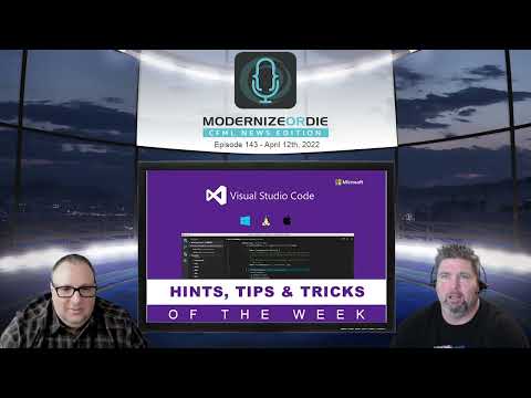 Built-in local file history - VSCode Hint Tip and Trick of the Week - 4/12/22 - Episode 143