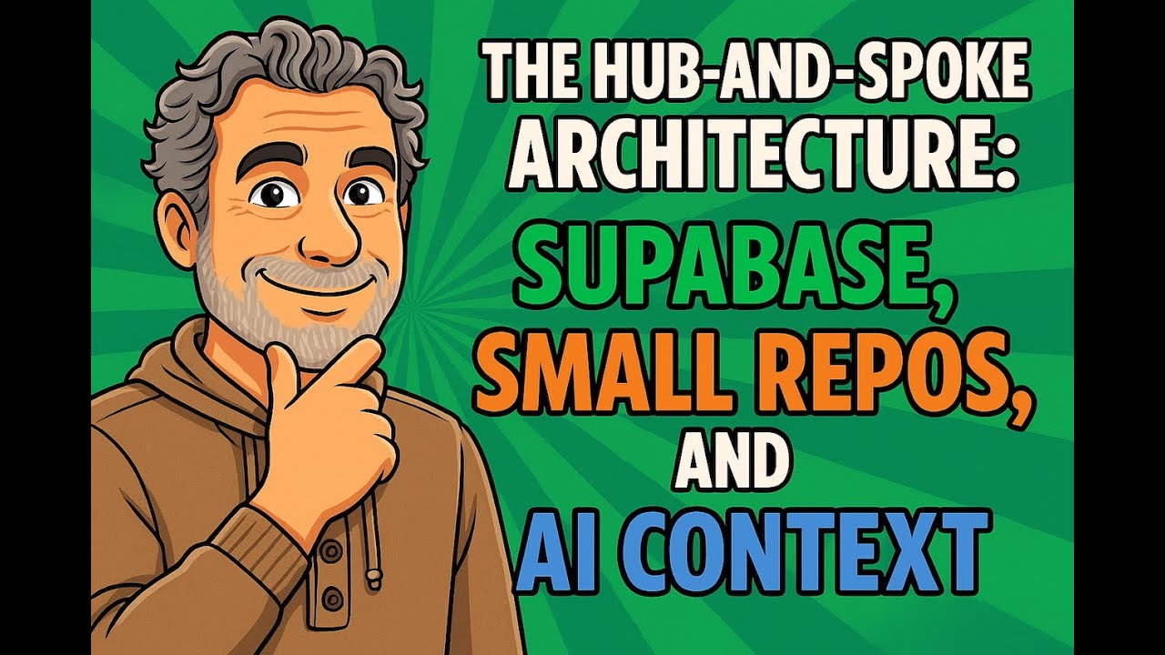 The Hub-and-Spoke Architecture: Supabase, Small Repos, and AI Context
