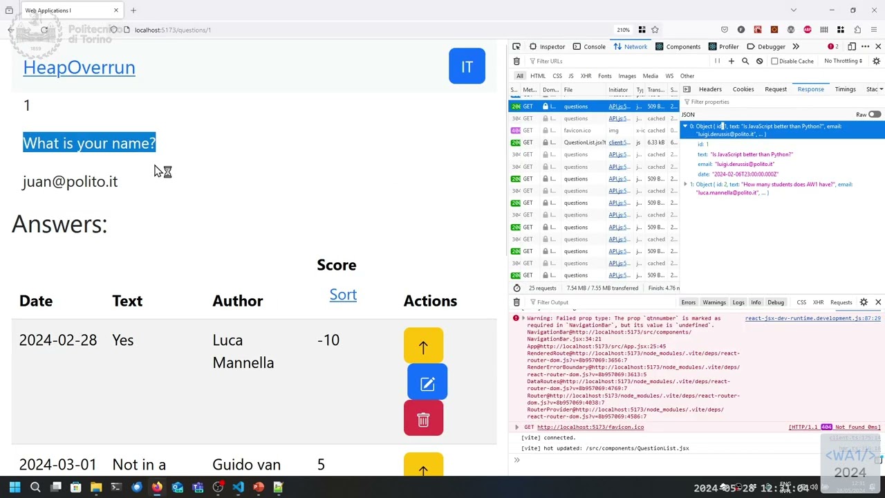 WA1-2024-L26b: Exercise on useEffect and fetch