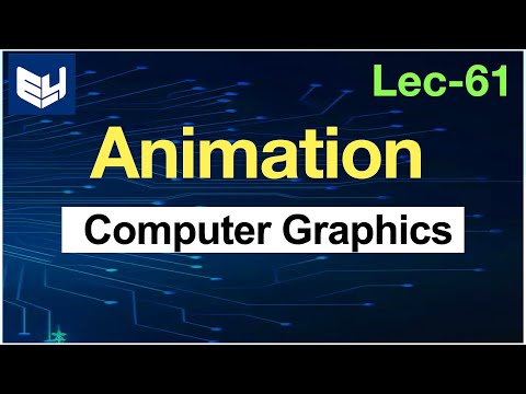 Animation | CG | Computer Graphics | Lec-61 | Bhanu Priya