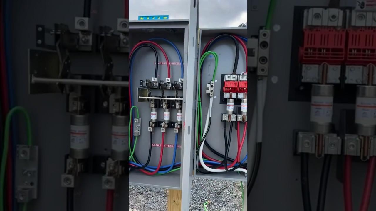 Full commercial service repair and install. Another one in the books #construction #electrician