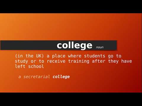 college , Meaning of college , Definition of college , Pronunciation of college