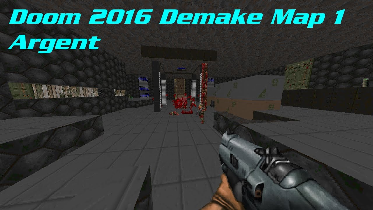[Doom II] Doom 2016 Demake Map 1 + Argent