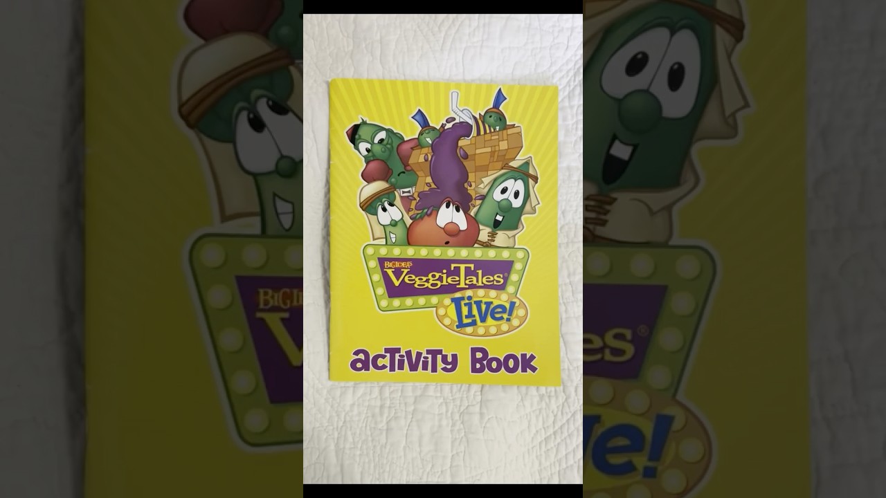 A look at the VeggieTales Live coloring book!