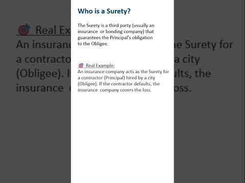 Definition of Surety