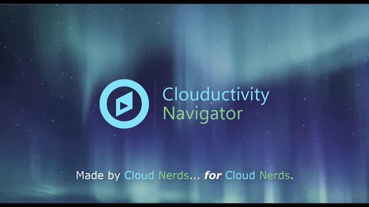 Clouductivity Navigator - Documentation Navigation Tutorial