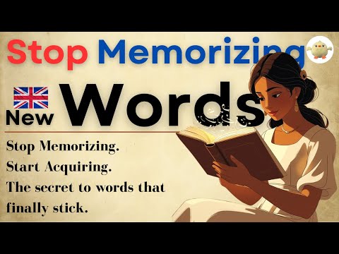 How to Remember English Words Forever, Why You Keep Forgetting English Vocab & How to Fix It