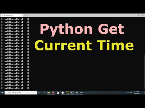 How to get the Current Time in Python