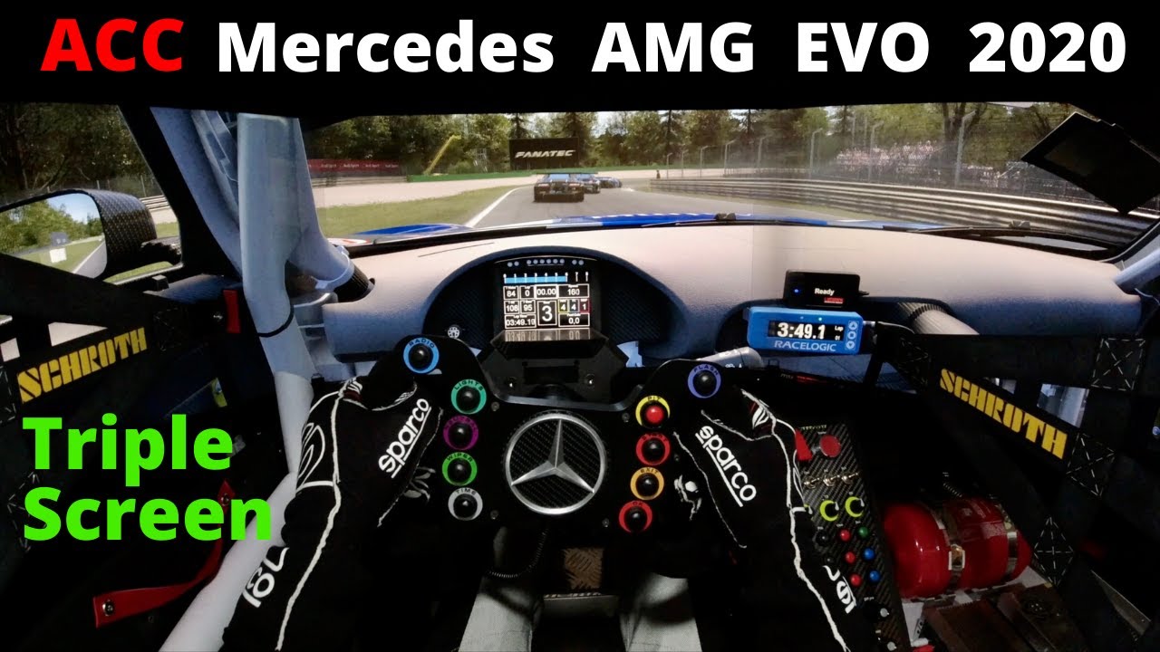 Assetto Corsa Competizione - Mercedes AMG EVO @ Monza | Onboard - Triple Screen - Fanatec - Simrace