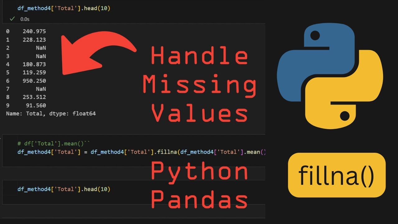 Missing Data No More: Master Python Pandas' Fillna Magic!
