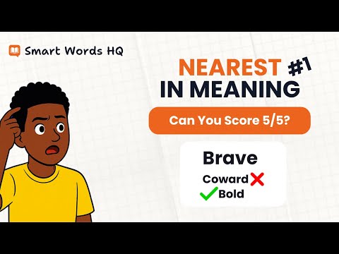 SMART WORDS HQ | SYNONYMS CHALLENGE EP1 | UTME/SSCE PREP