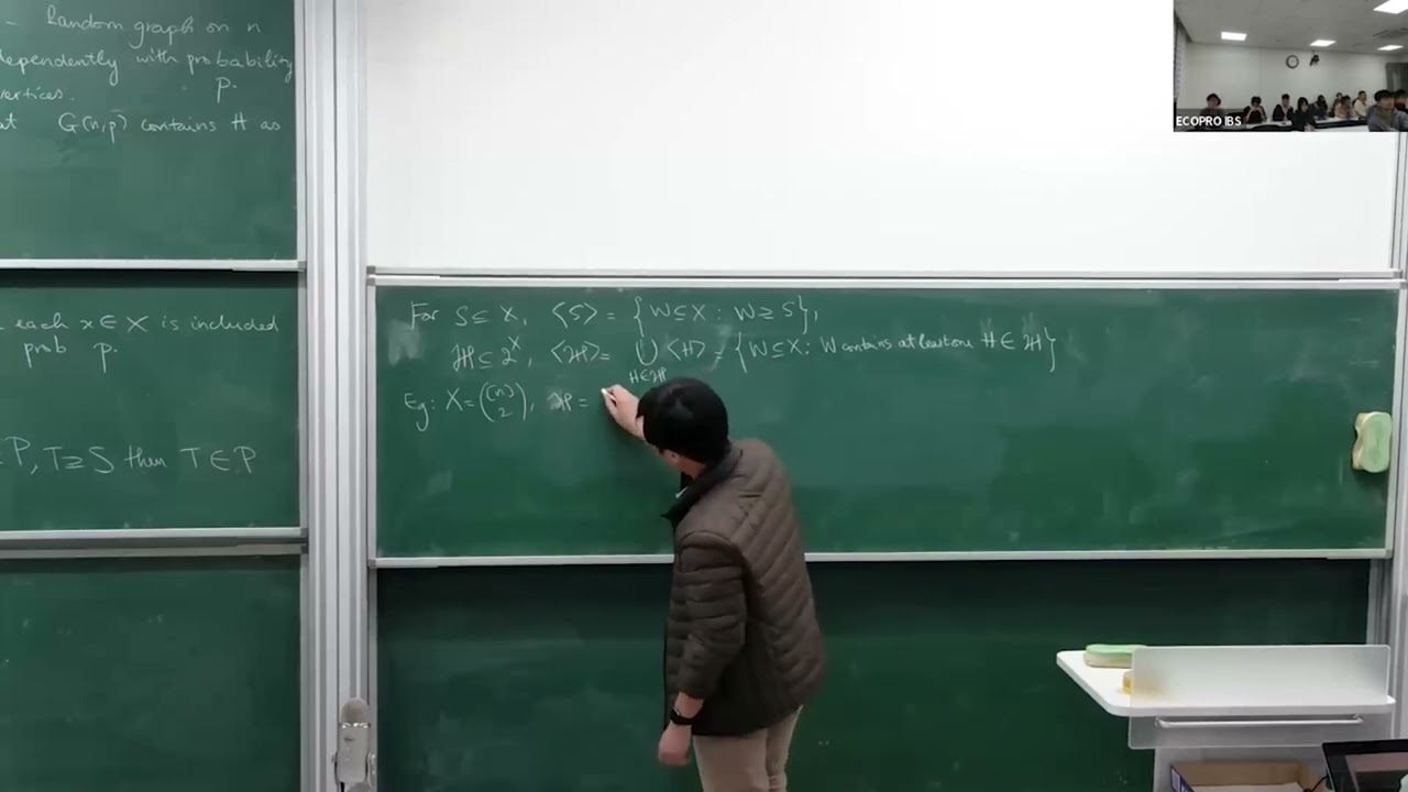 25.01.06, Huy Tuan Pham, Recent developments in probabilistic combinatorics (Lecture 1)