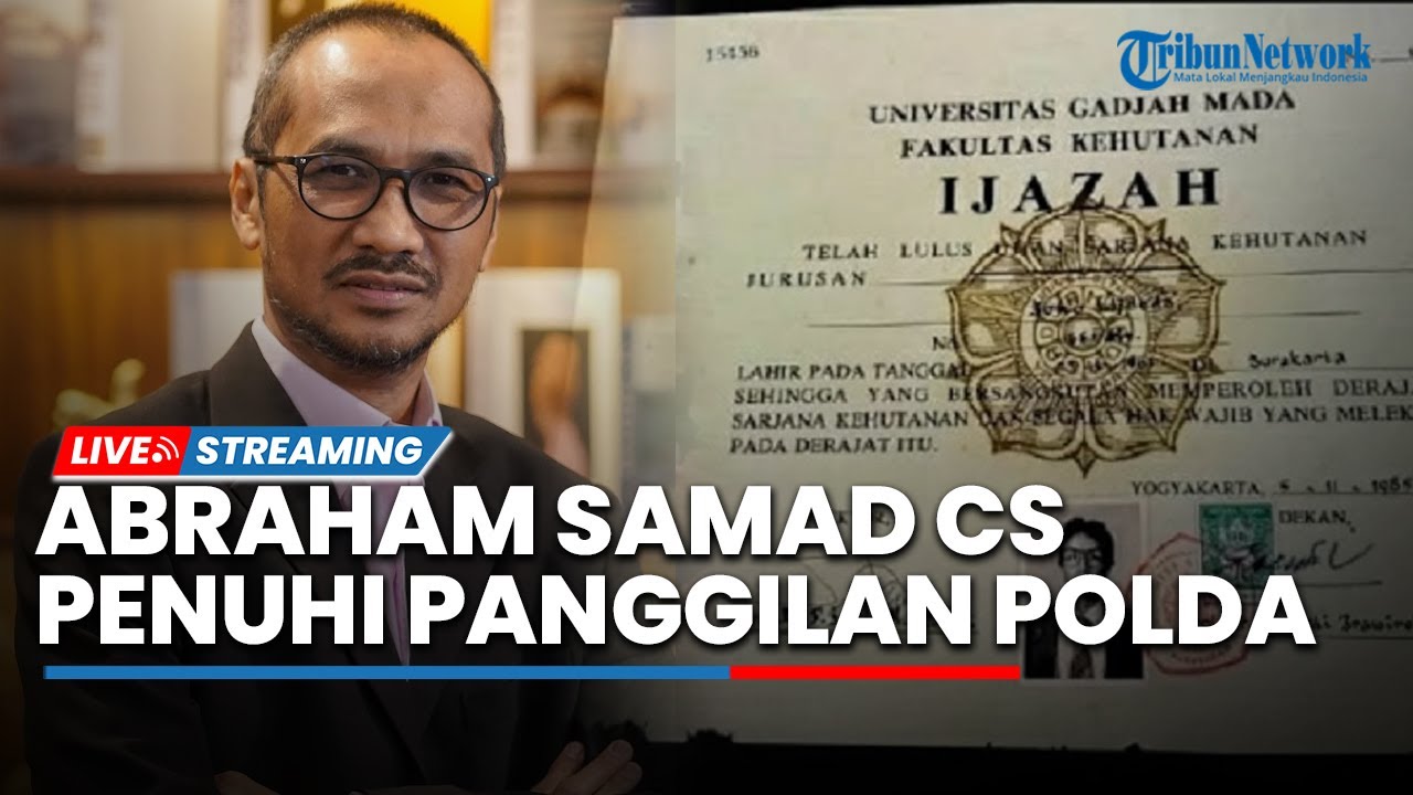 LIVE: Abraham Samad Cs Diperiksa Polda Metro Jaya Terkait Kasus Dugaan Ijazah Palsu Jokowi ...
