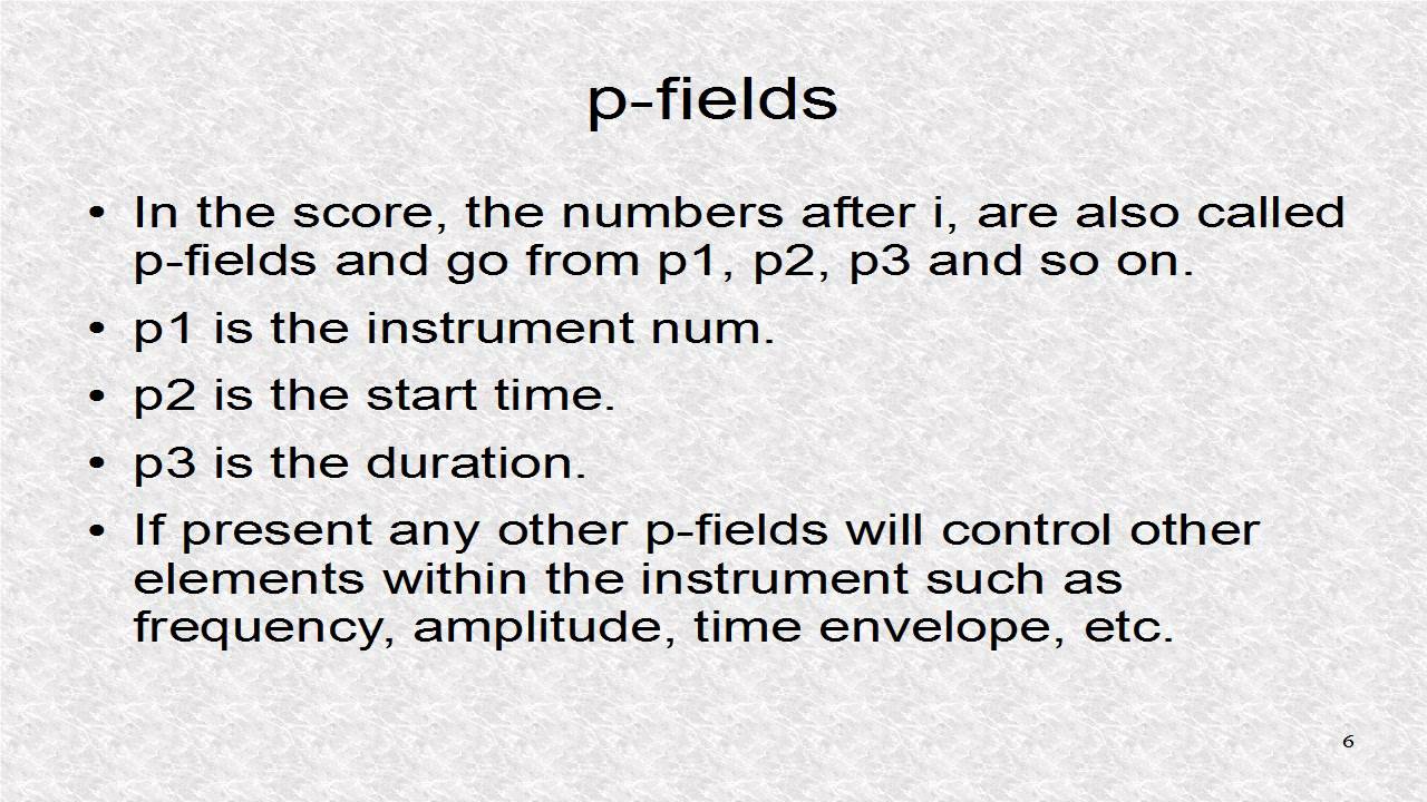 Tutorial 15. Csound Introduction