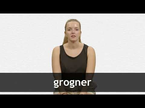 English Translation of “GROGNER” | Collins French-English Dictionary