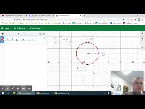 Circle Equations: Checking with Desmos