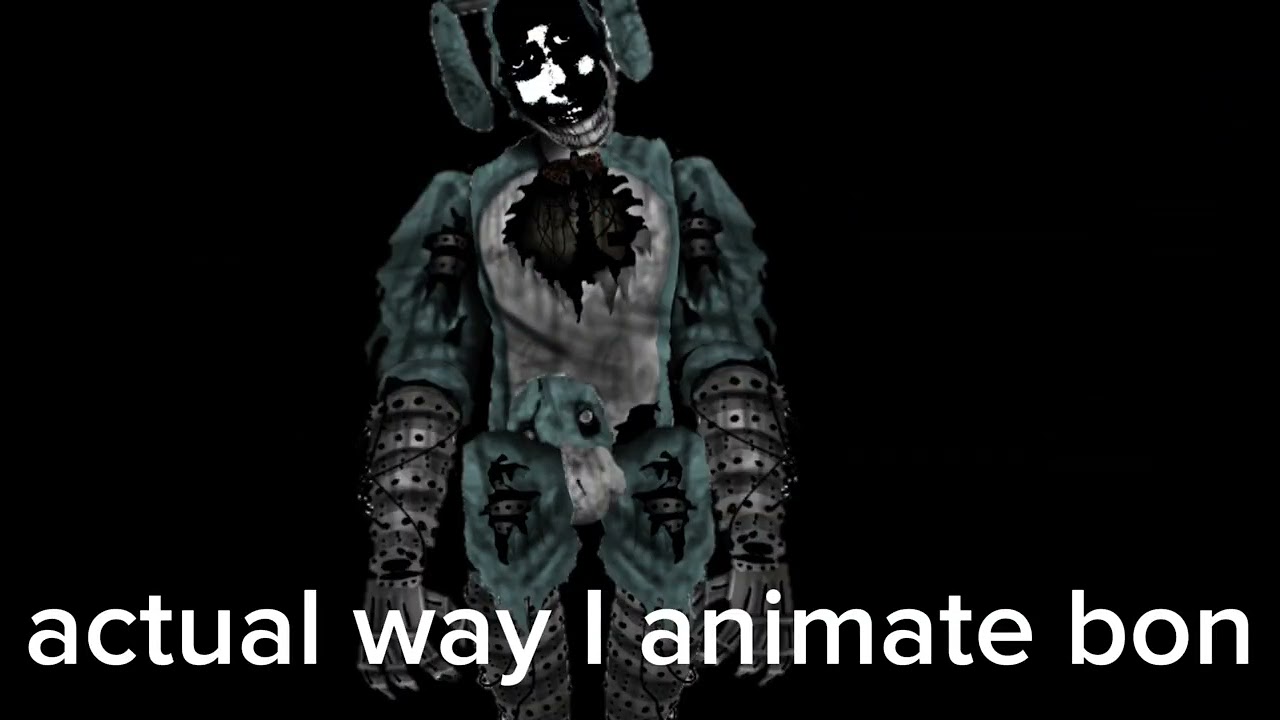 how I make bon animation (models from: The Walten Files New Wiki) #thewaltenfiles