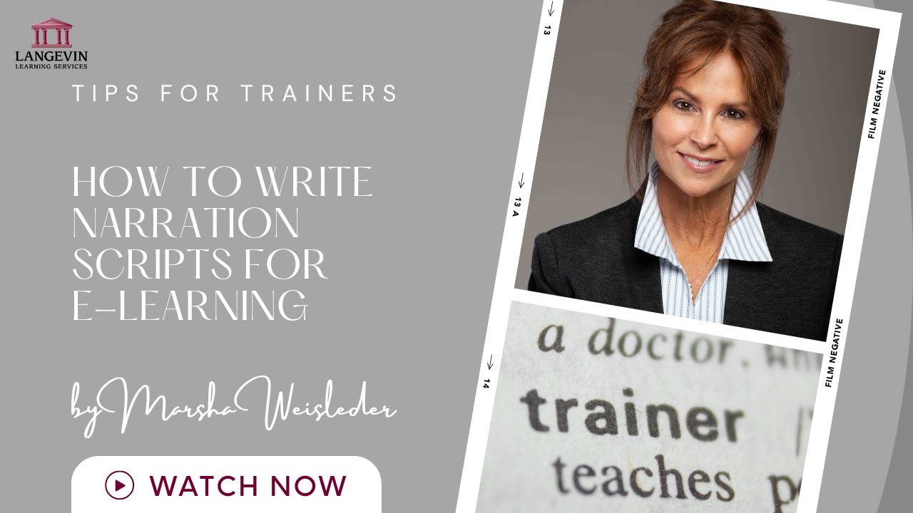 How to Write Narration Scripts for e-Learning