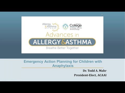 Emergency Action Planning for Children with Anaphylaxis
