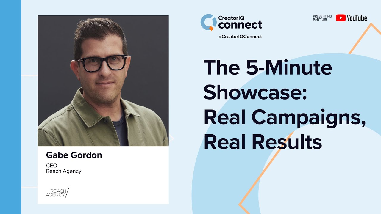 The 5-Minute Showcase: Real Campaigns, Real Results | CreatorIQ Connect 2025