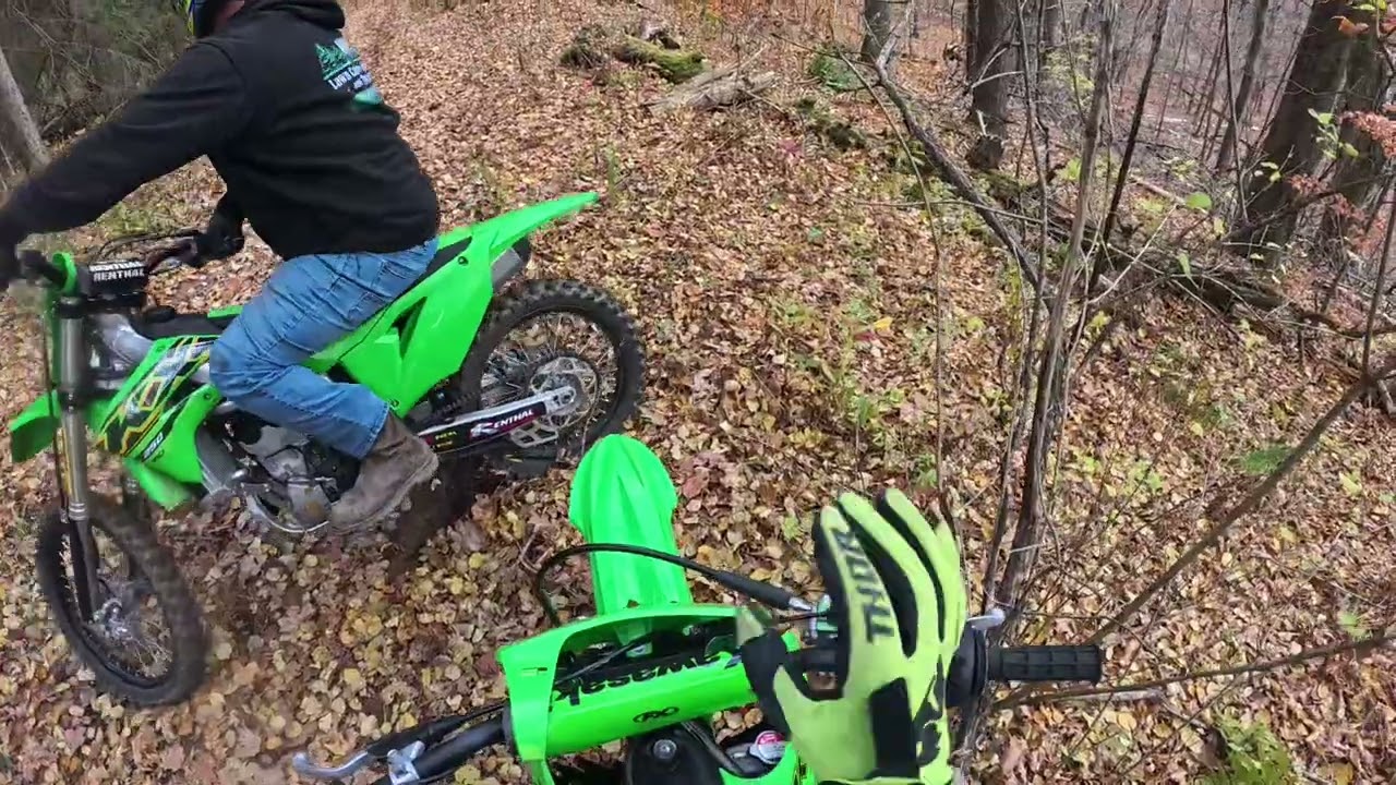 Riding at Camp pinnacle