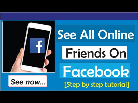 How To See All Online Friends On Facebook