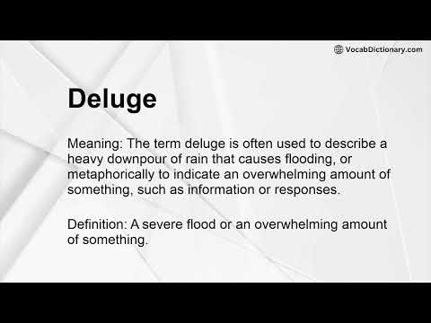 Deluge Meaning