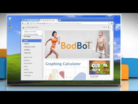 How to install the Chrome Remote Desktop app in Google™ Chrome on a Windows® XP PC