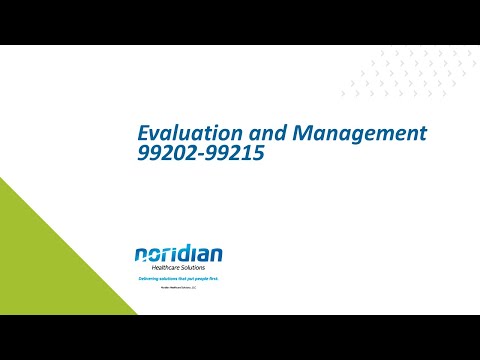 Evaluation and Management 99202-99215