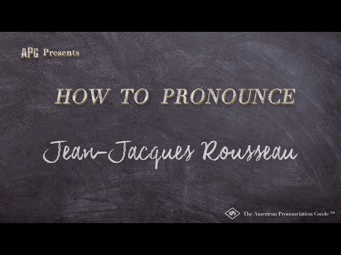 How to Pronounce Jean-Jacques Rousseau (Real Life Examples!)