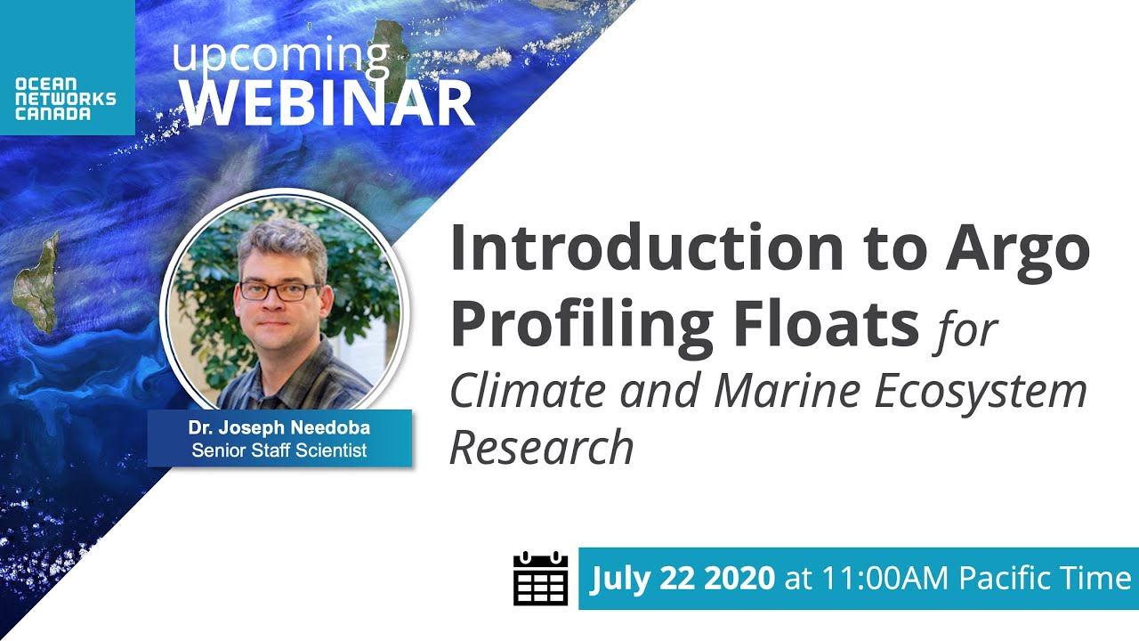 Intro to Argo profiling floats for Climate and Marine Ecosystem Research | Summer Webinar Series